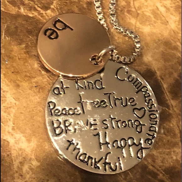 Fashion Jewelry | Jewelry | Nwt Be Positive Positivity Mindfulness ...